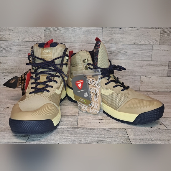 Vans | Shoes | Vans Ultra Range Shoes Mens 95 Beige Tan Exo Hi Hiking ...